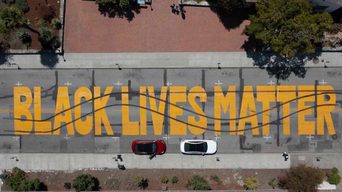 Police: 2 arrested after defacing BLM mural in Santa Cruz | abc10.com