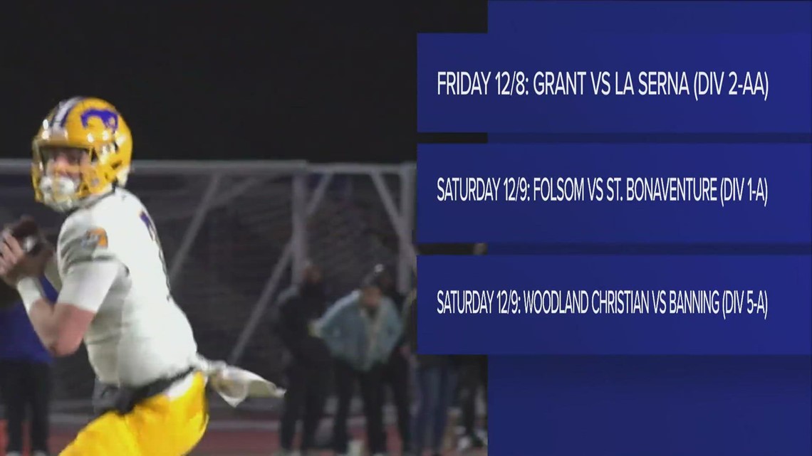 California State Football Championship up for grabs for high school ...