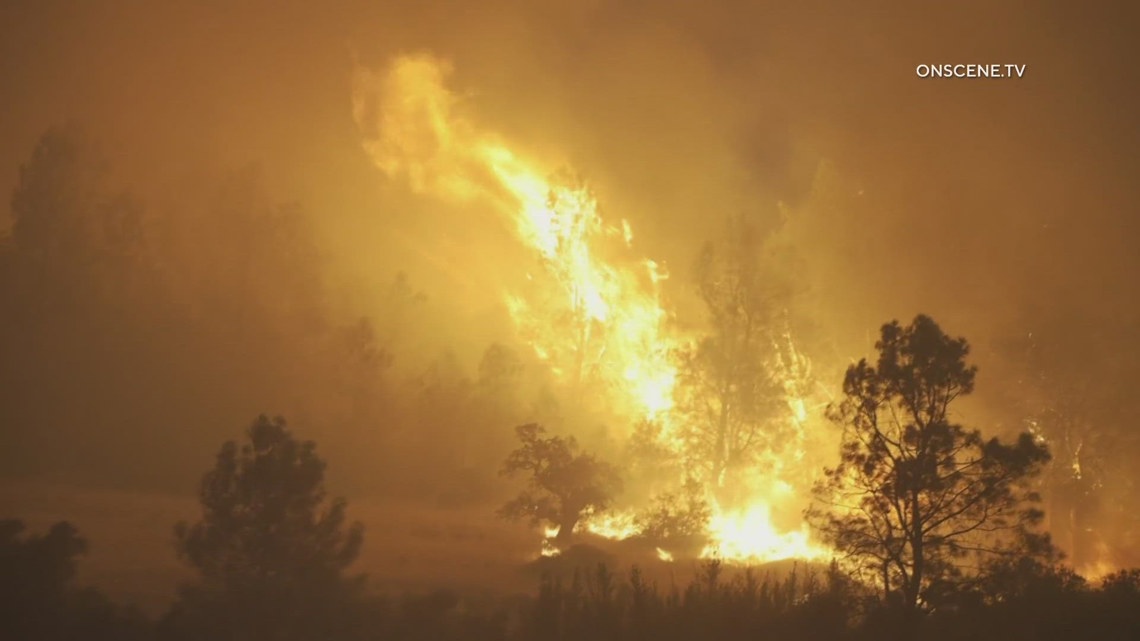 California Wildfires: Park Fire near Chico explodes overnight as ...