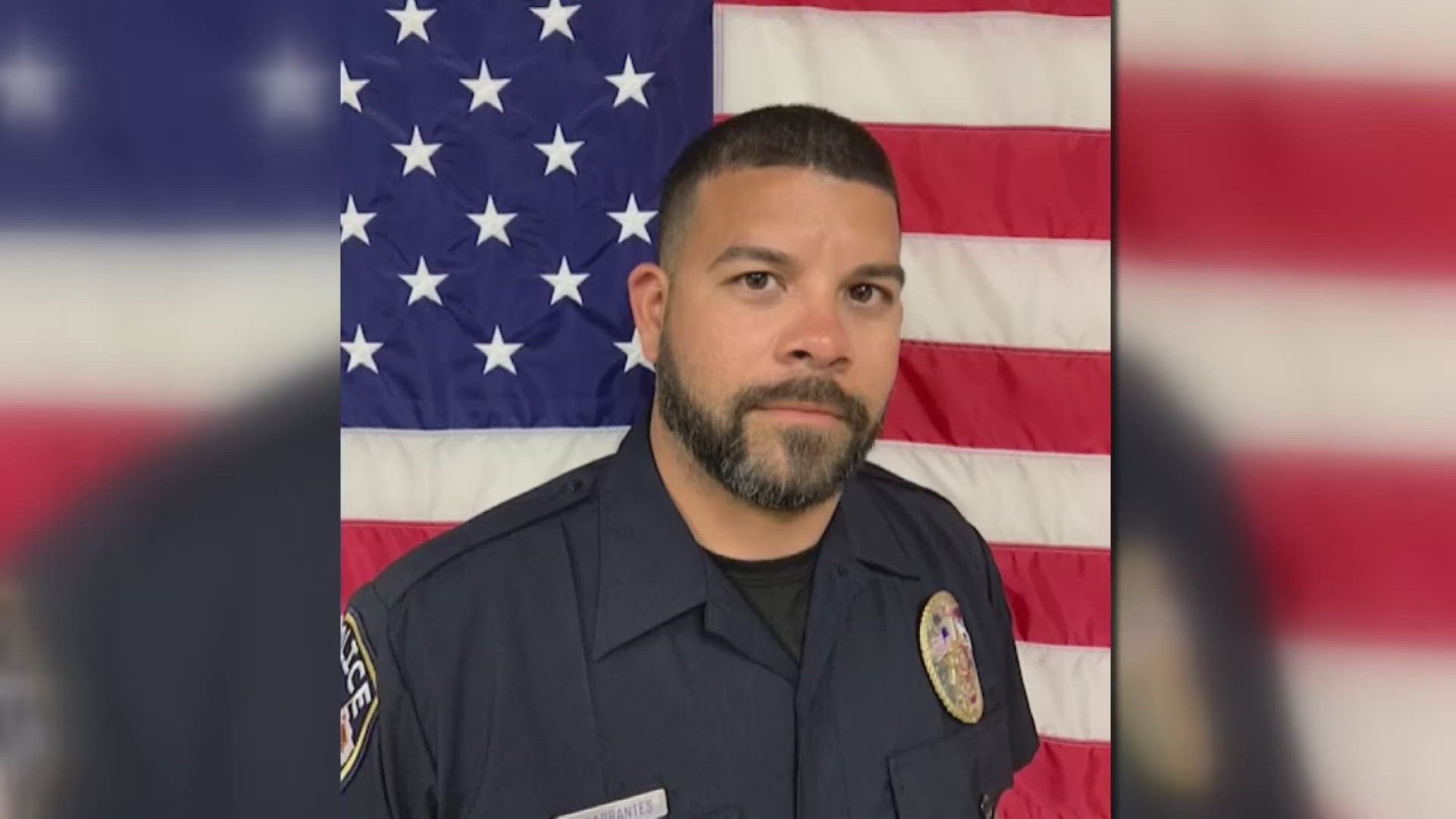 Fallen officer honored with escort for son to Galt school | abc10.com