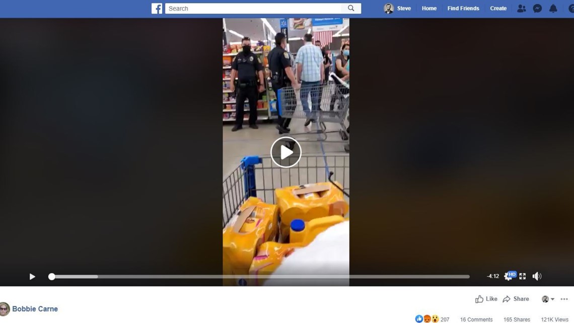 Turlock Walmart alleges trespassing when guests don't wear masks ...