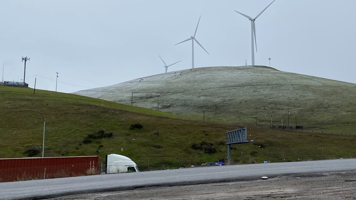 Winter storm brings rare snow to Bay Area hills west of SJ valley ...