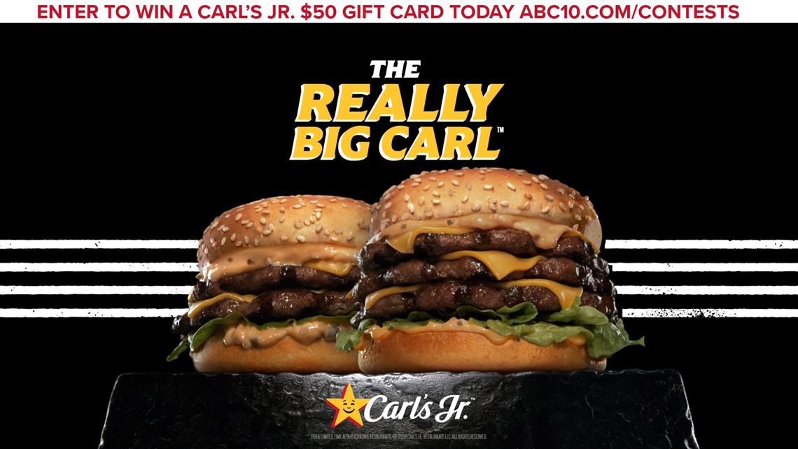 Enter to Win a Carl's Jr. $50 Gift Card | abc10.com