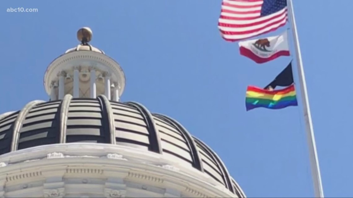 Trending News: Pride flag flying above California State Capitol ...
