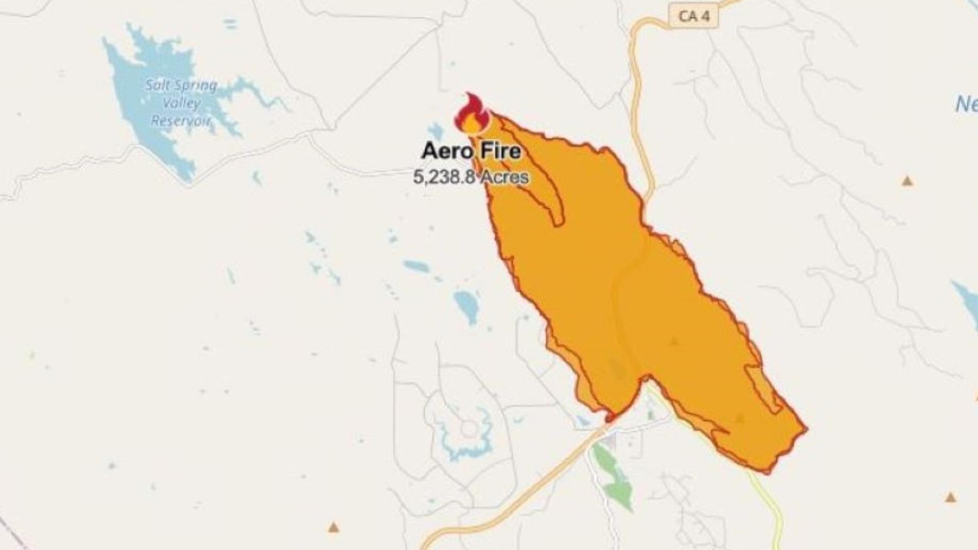 Aero Fire in Calaveras County: Evacuations, Maps, Updates | abc10.com