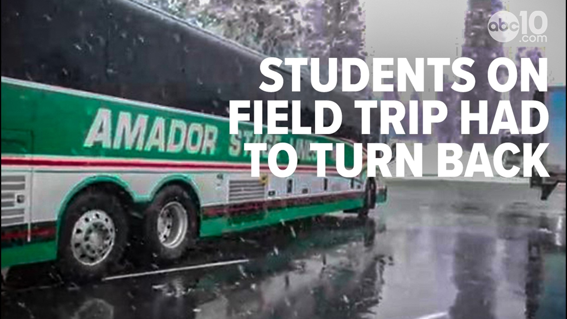 Storm Watch | I-80 highway near Nyack Road slicked from snow, winter ...