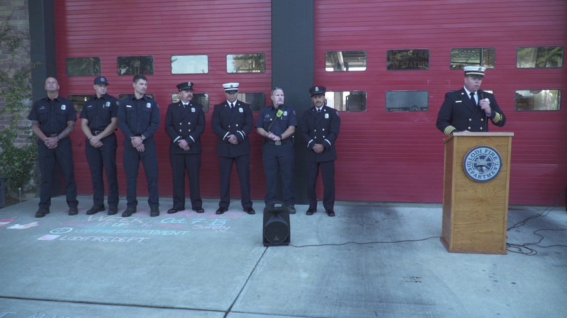 Lodi firefighters honored for life-saving efforts in house fire | abc10.com