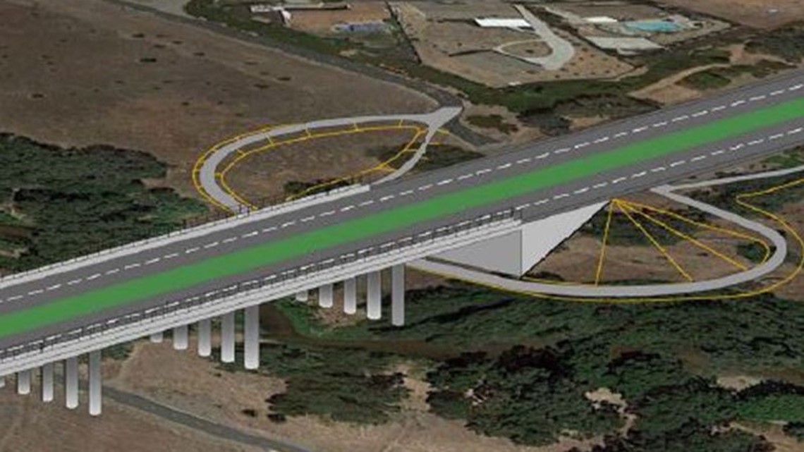 First stage of new Walerga Road Bridge opens to traffic | abc10.com