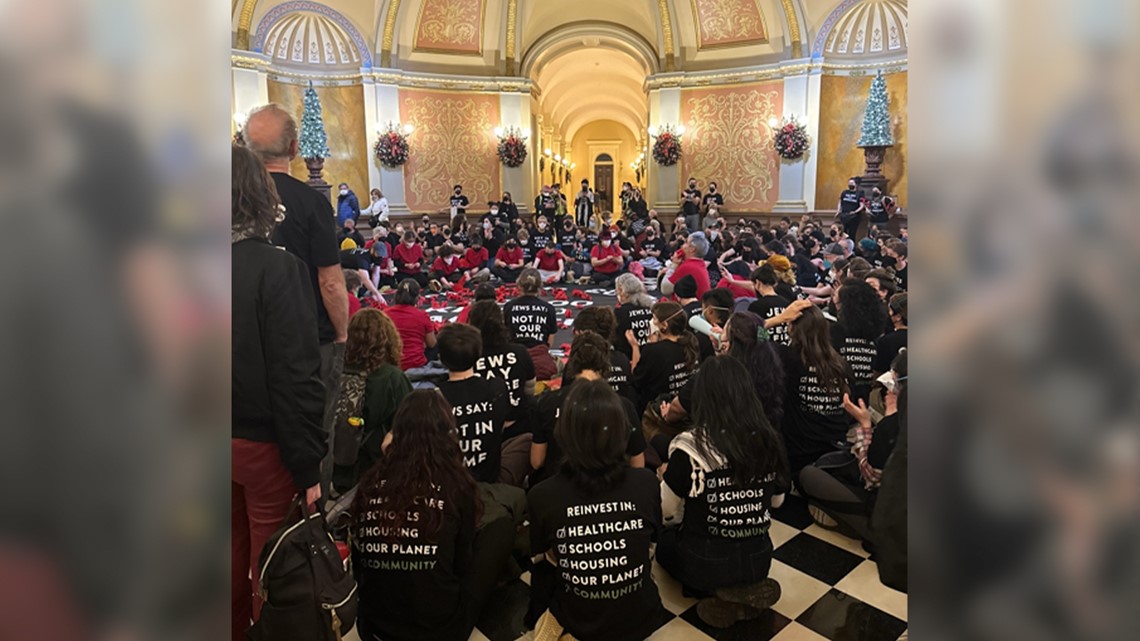 Protestors shut down first day of California legislative session ...