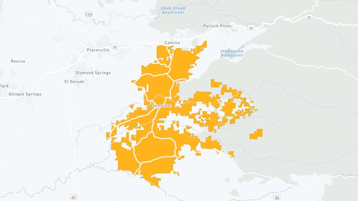 El Dorado County power outage: Nearly 5K affected in Somerset blackout ...