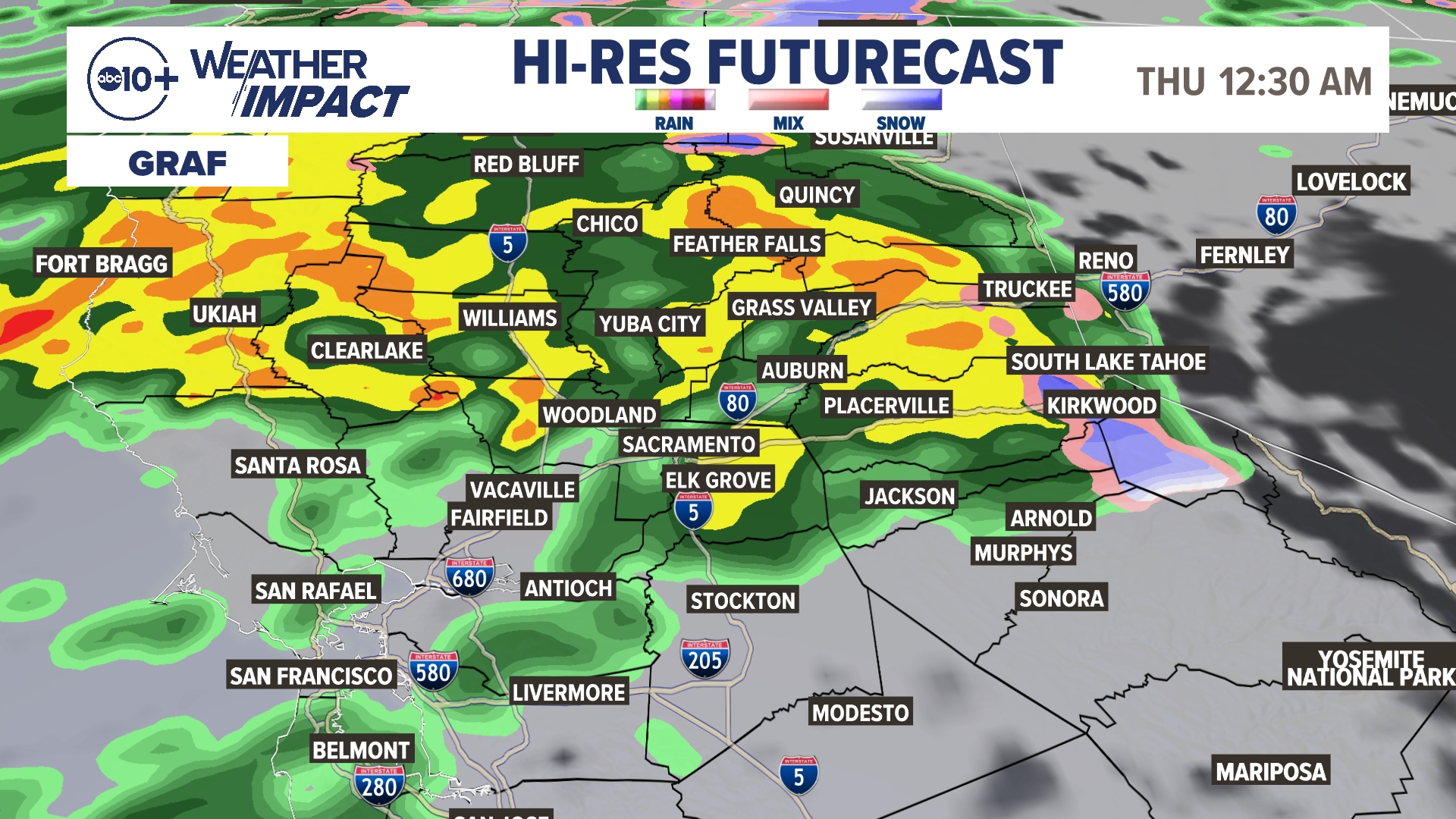 Sacramento Weather: Bomb cyclone brings atmospheric river storm | abc10.com