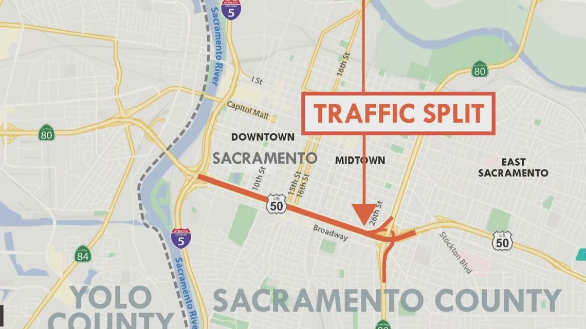 Highway 50 construction What s - Fix50 Wb Traffic Split Summer Updated ...