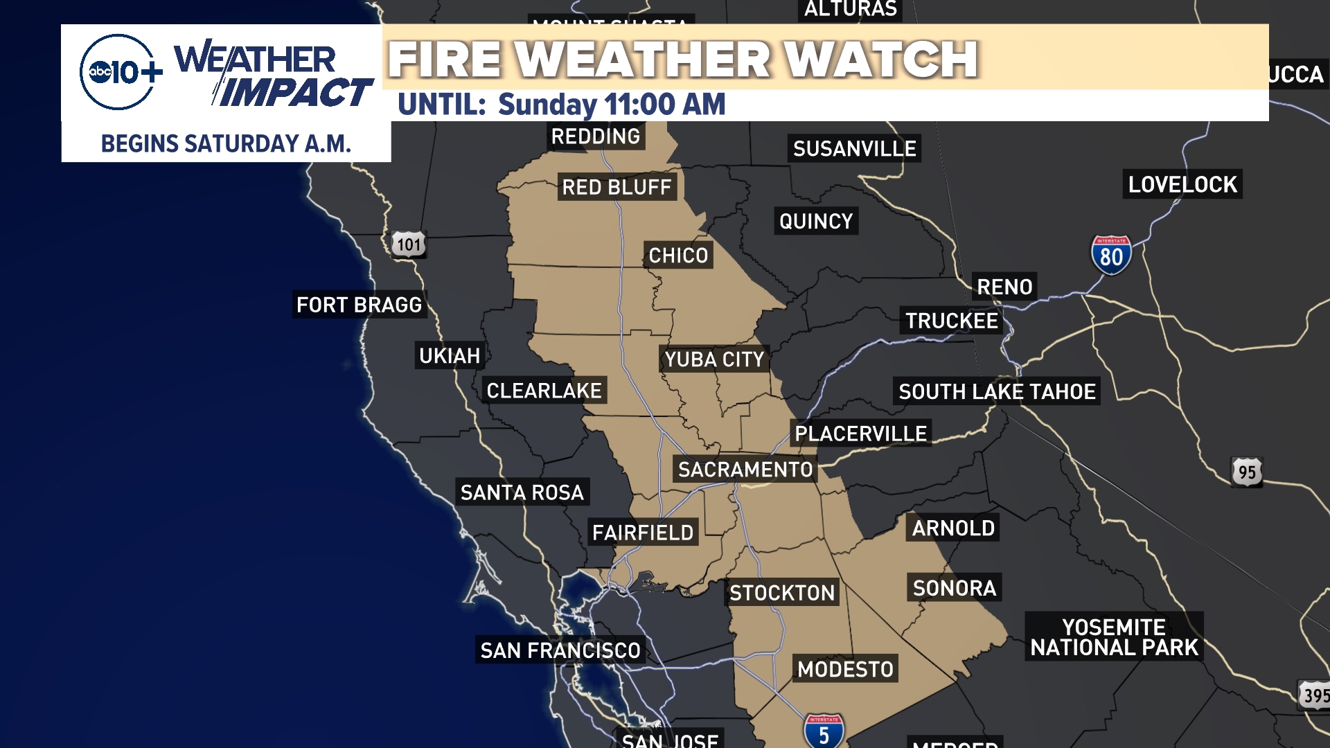 Sacramento faces fire risk with weekend wind, dry conditions | abc10.com