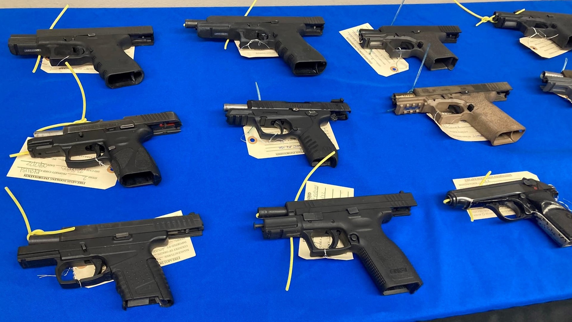 Photo: Guns recovered in Stockton law enforcement operation | abc10.com