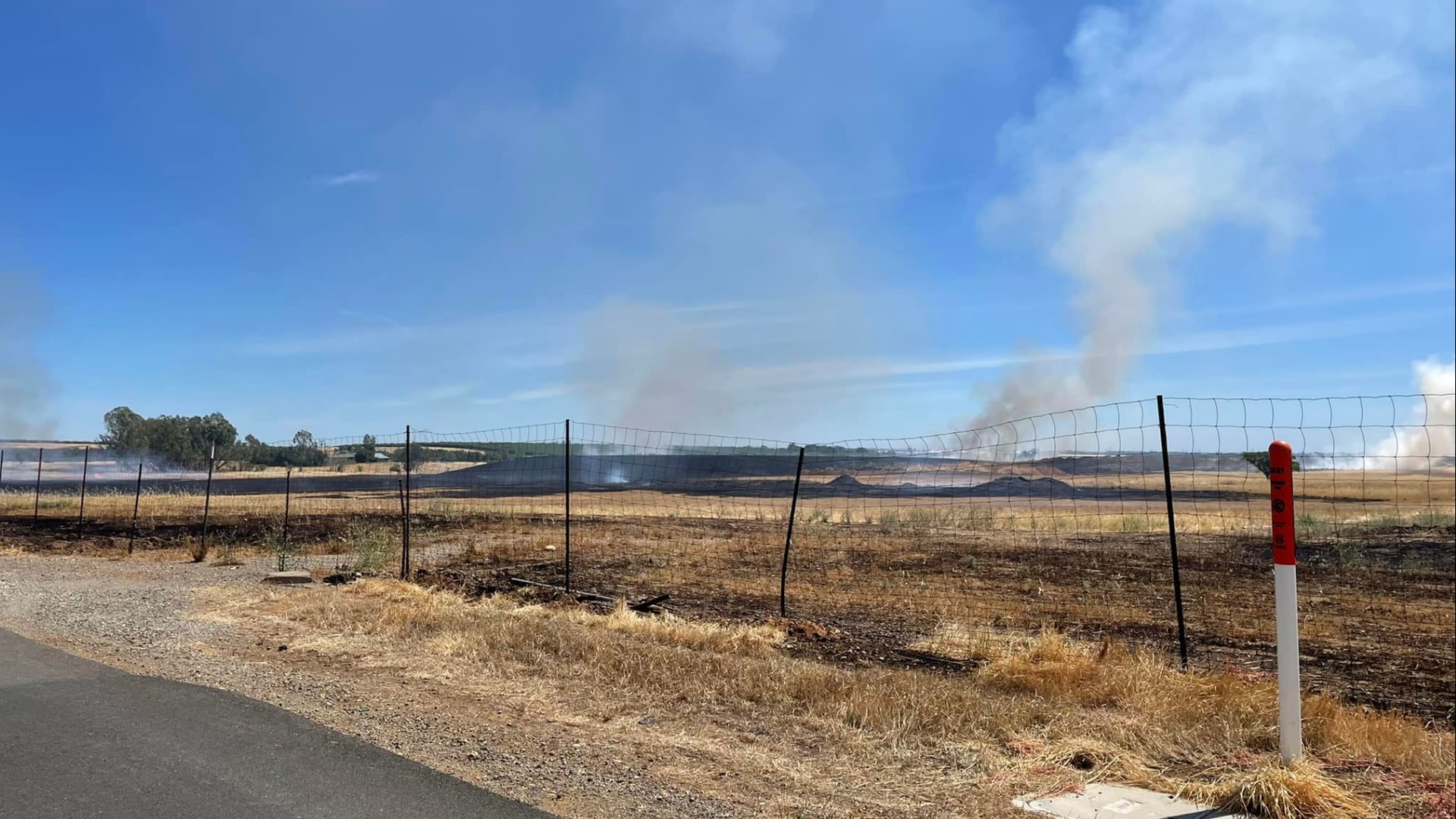 Grass fire in Winters burned a total of 3 acres | abc10.com