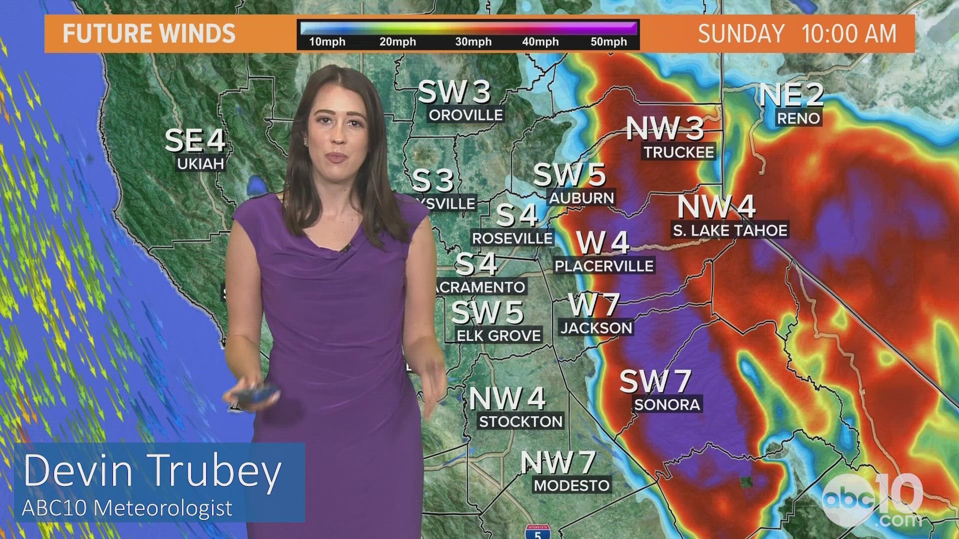 Wildfire Weather Update| Winds expected to impact Oak Fire, blow smoke ...