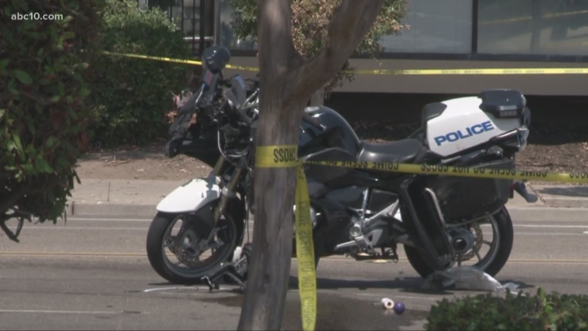 Stockton motorcycle officer in serious condition following accident ...