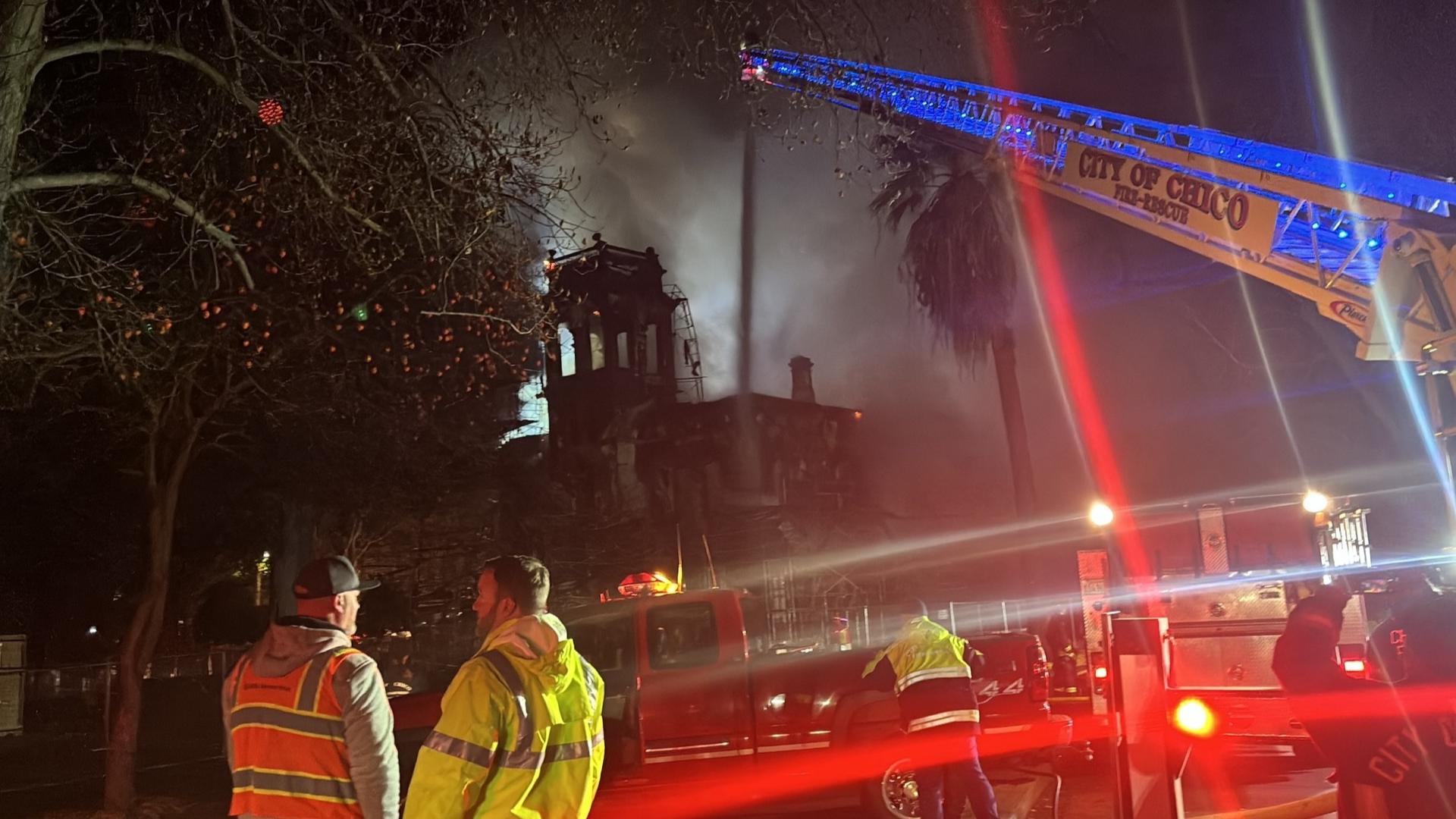 Fire at Bidwell Mansion in Chico | abc10.com