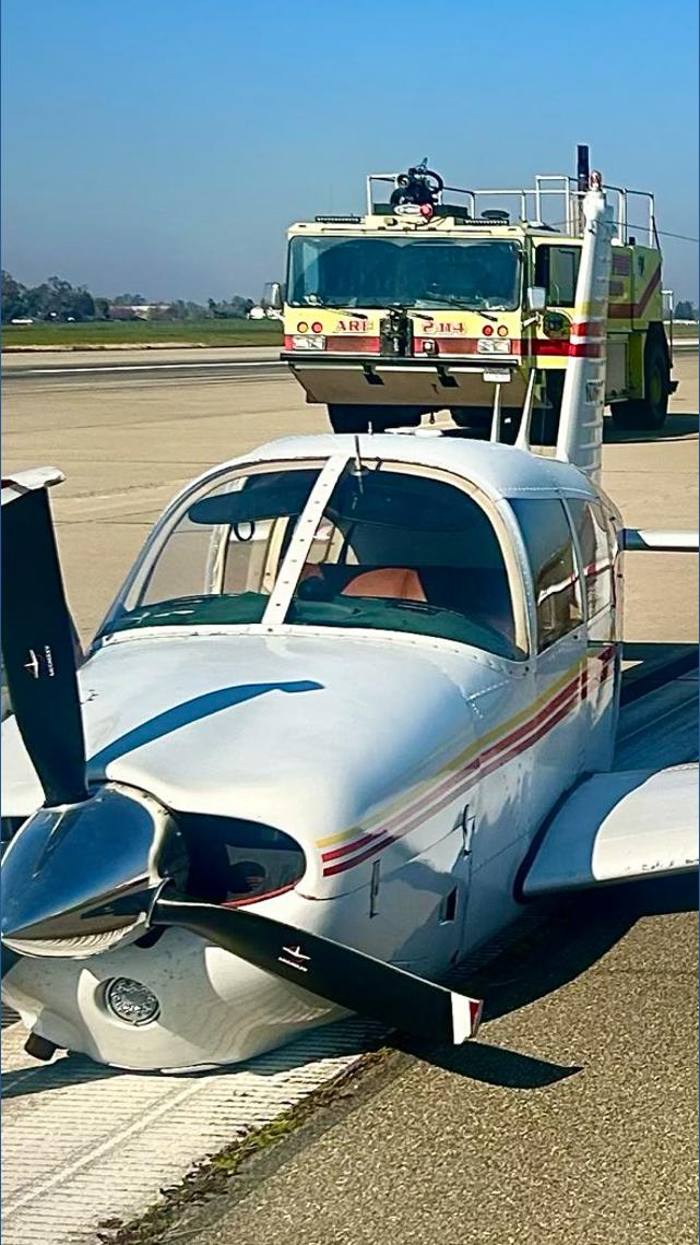Plane makes safe emergency landing at McClellan without landing gear ...