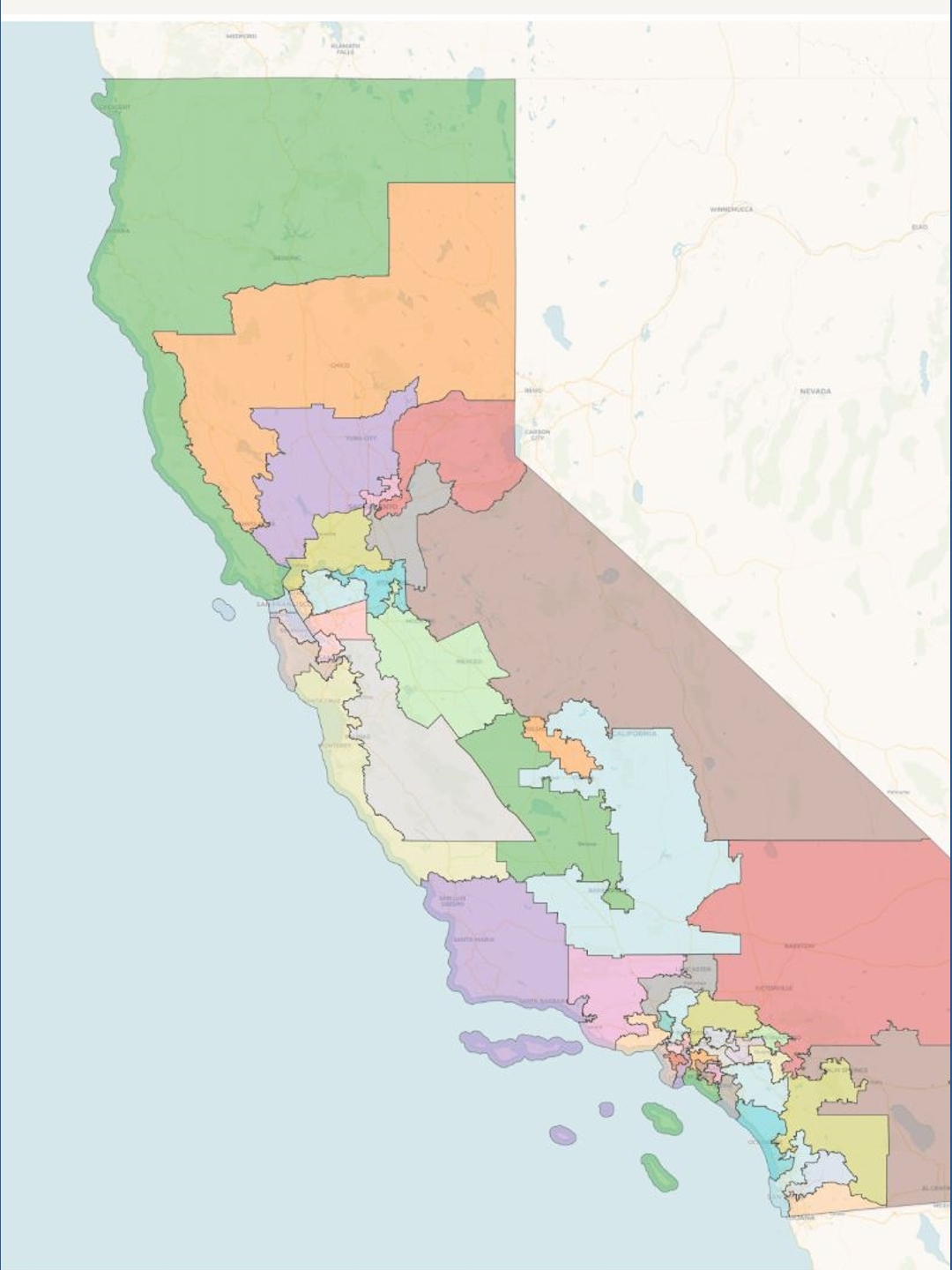 New draft of map shows proposed redistricting congressional lines in ...