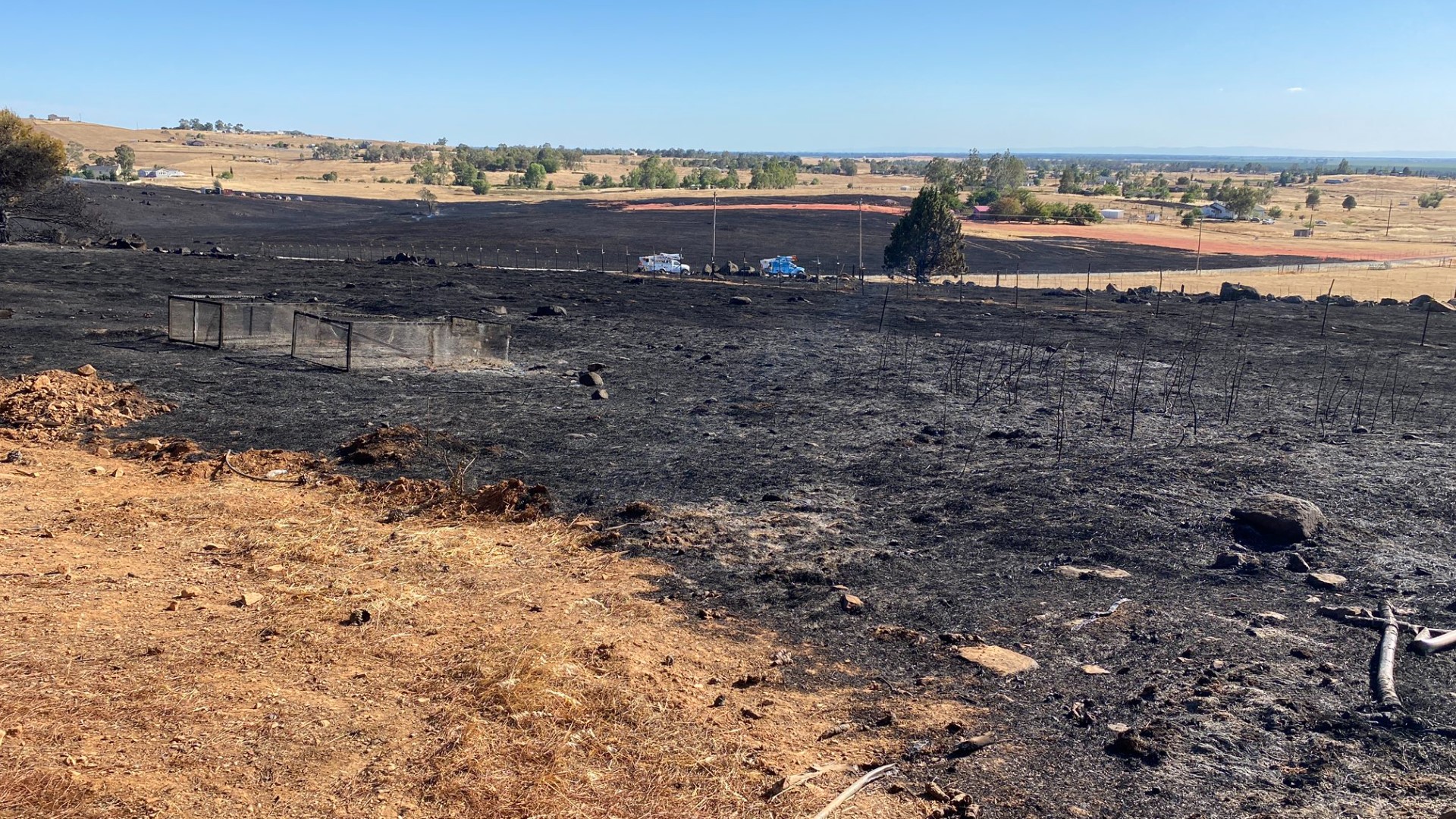 Intanko Fire in Yuba County: Grass fire burning near Beale AFB | abc10.com