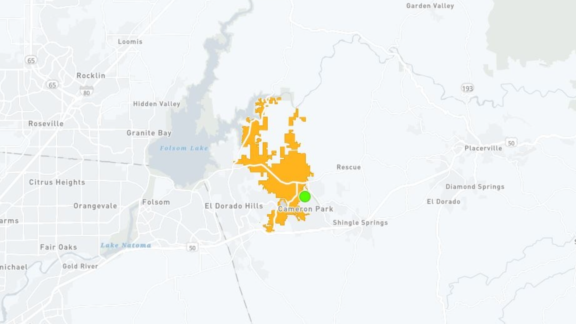Power Outage Cameron Park: PG&E outage map | abc10.com