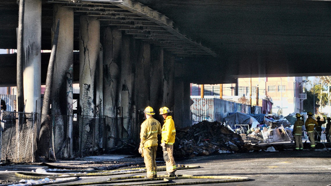 I-10 Freeway Fire: Repairs will take three to five weeks | Update ...