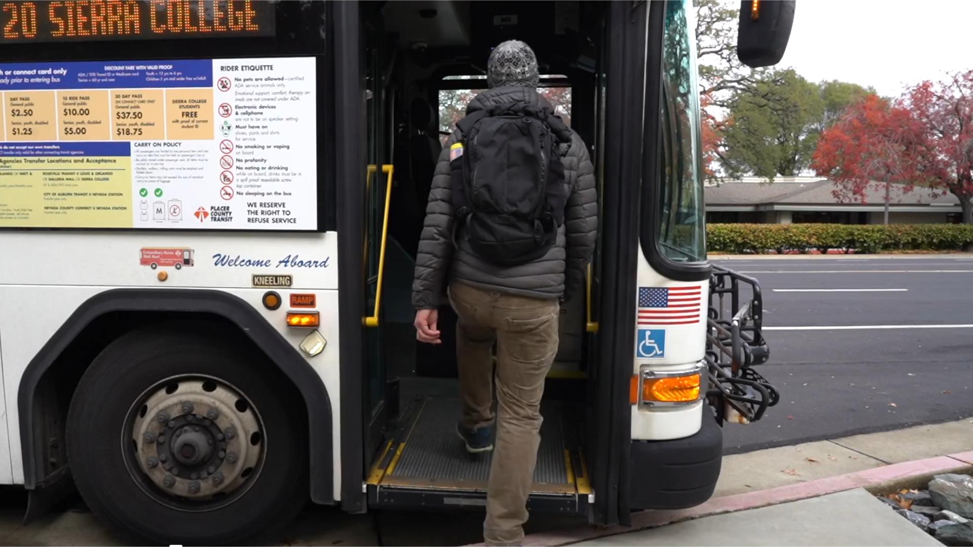 Sierra College students ride free on regional transit, Placer and ...