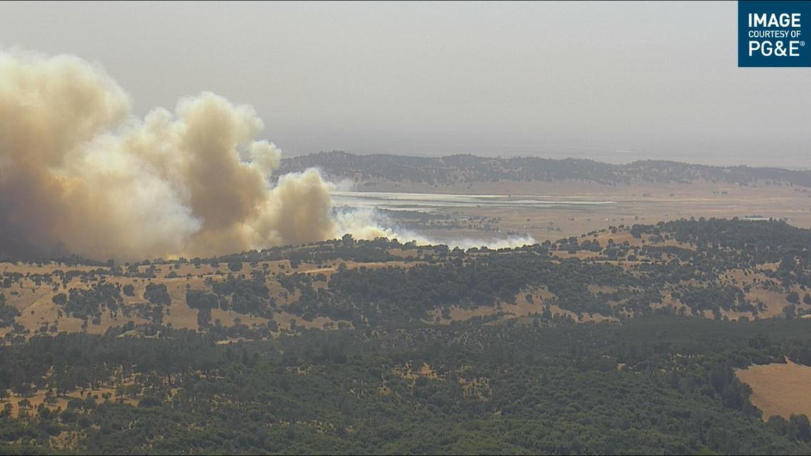 Aero Fire | Smoke drifting south of Calaveras toward Stanislaus | abc10.com