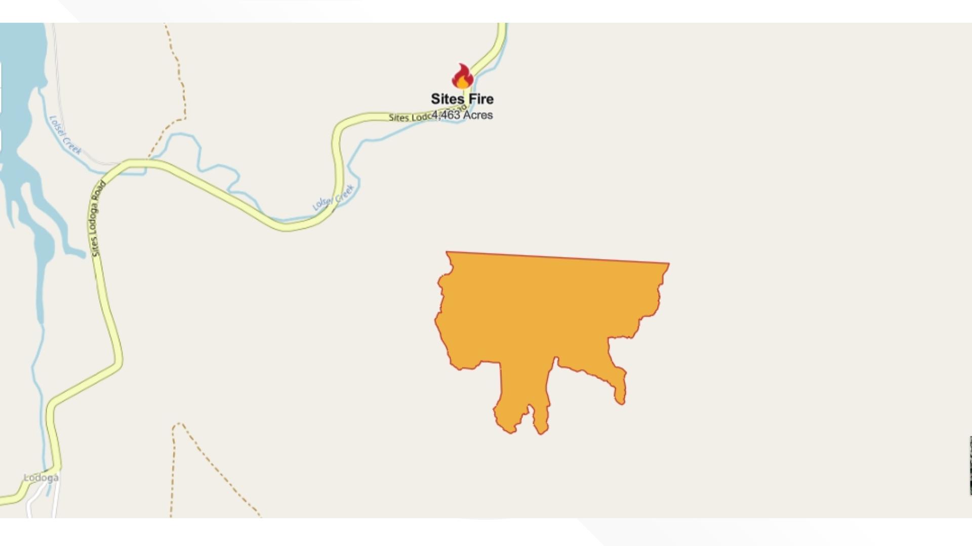 Sites Fire in Colusa County: Maps, Evacuations, Updates | abc10.com