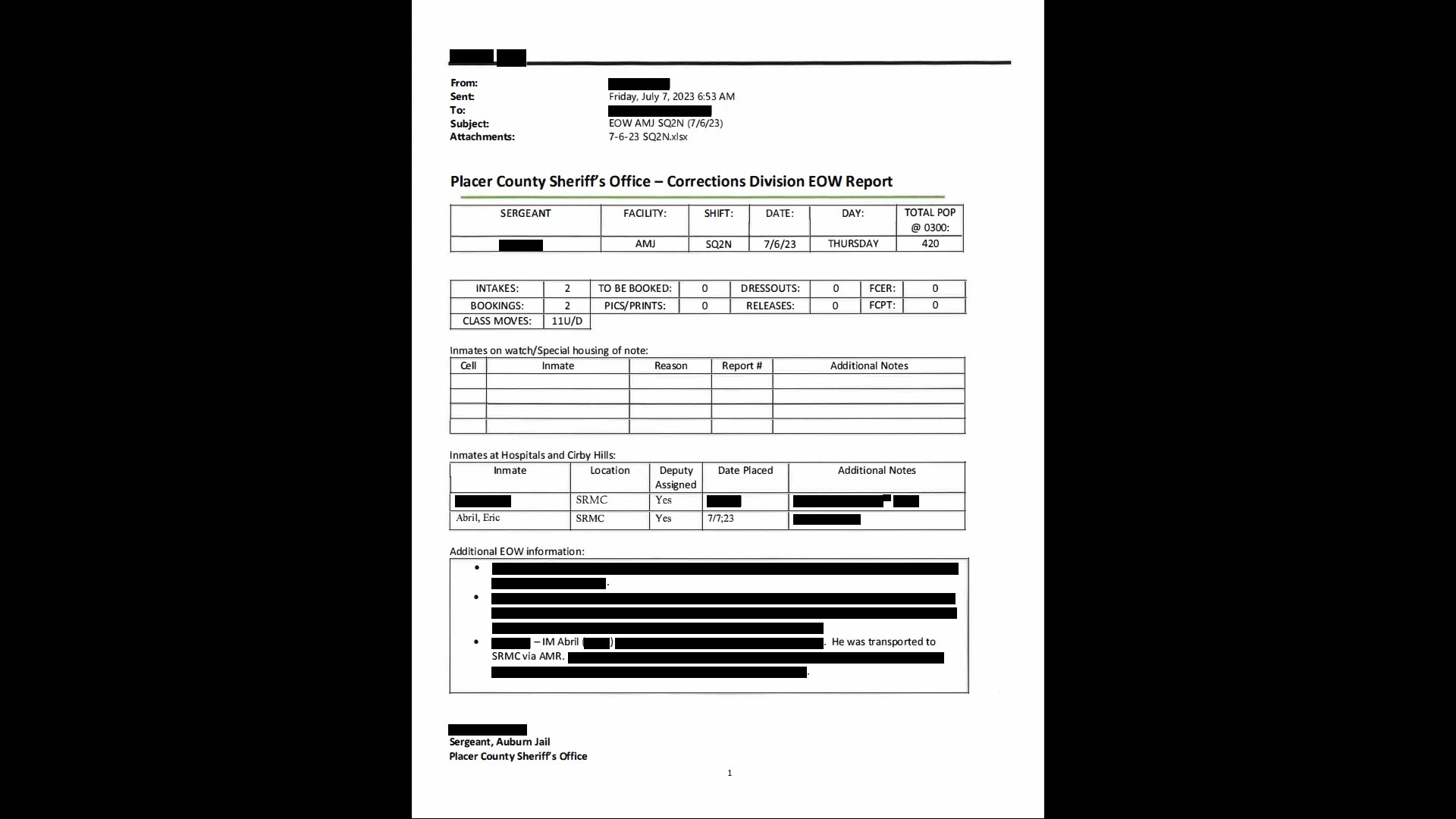 Placer Sheriff keeps details secret after Eric Abril's escape | abc10.com