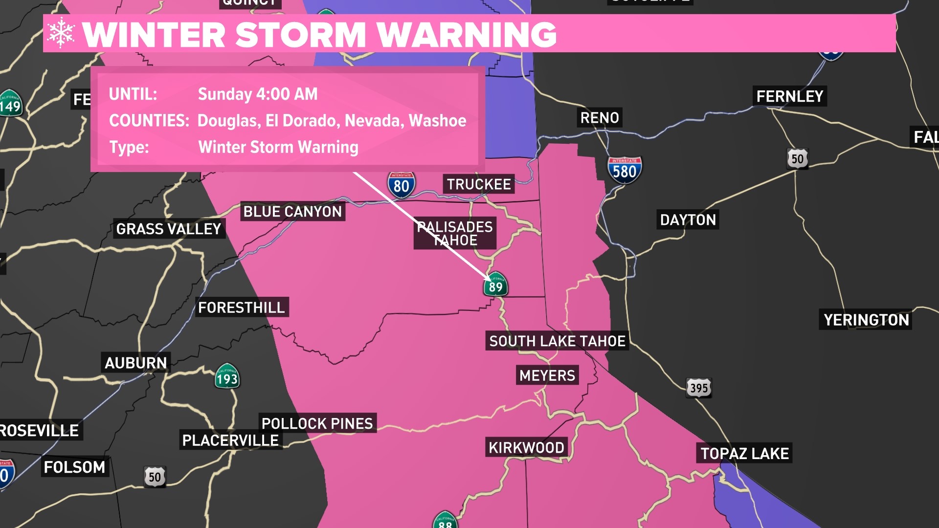 Northern California weather: Rainy, snowy, windy Saturday | abc10.com