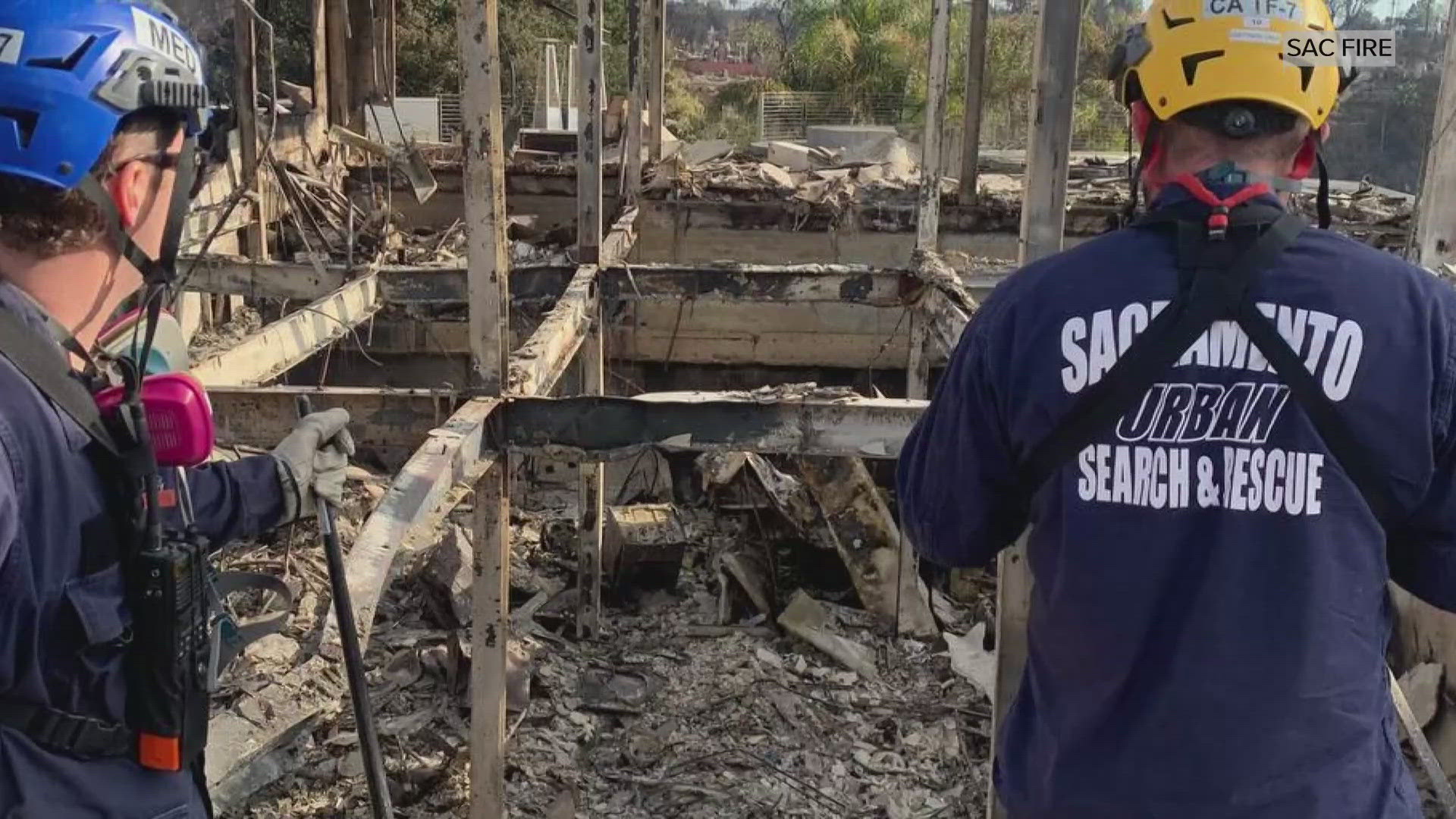 Sacramento firefighters return after battling LA wildfires | abc10.com