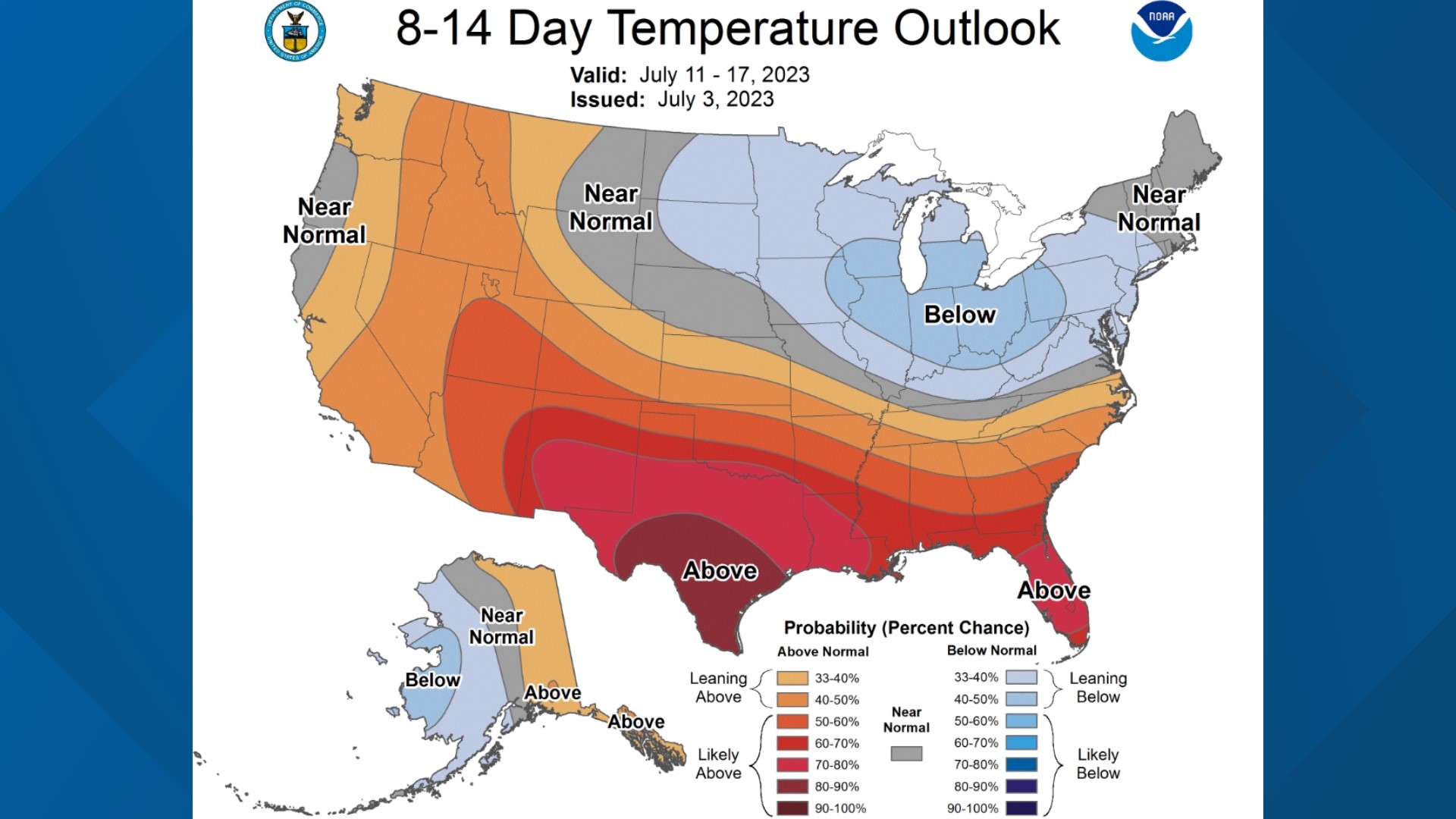 Cooldown to drop temps by as much as 20 degrees after heat wave | abc10.com
