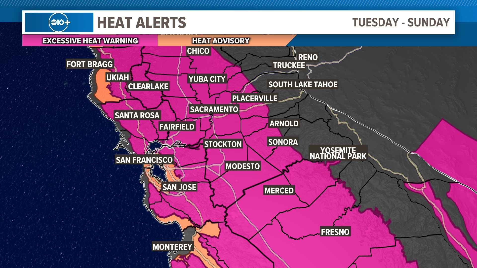 How long will the Northern California heat wave last for? | abc10.com