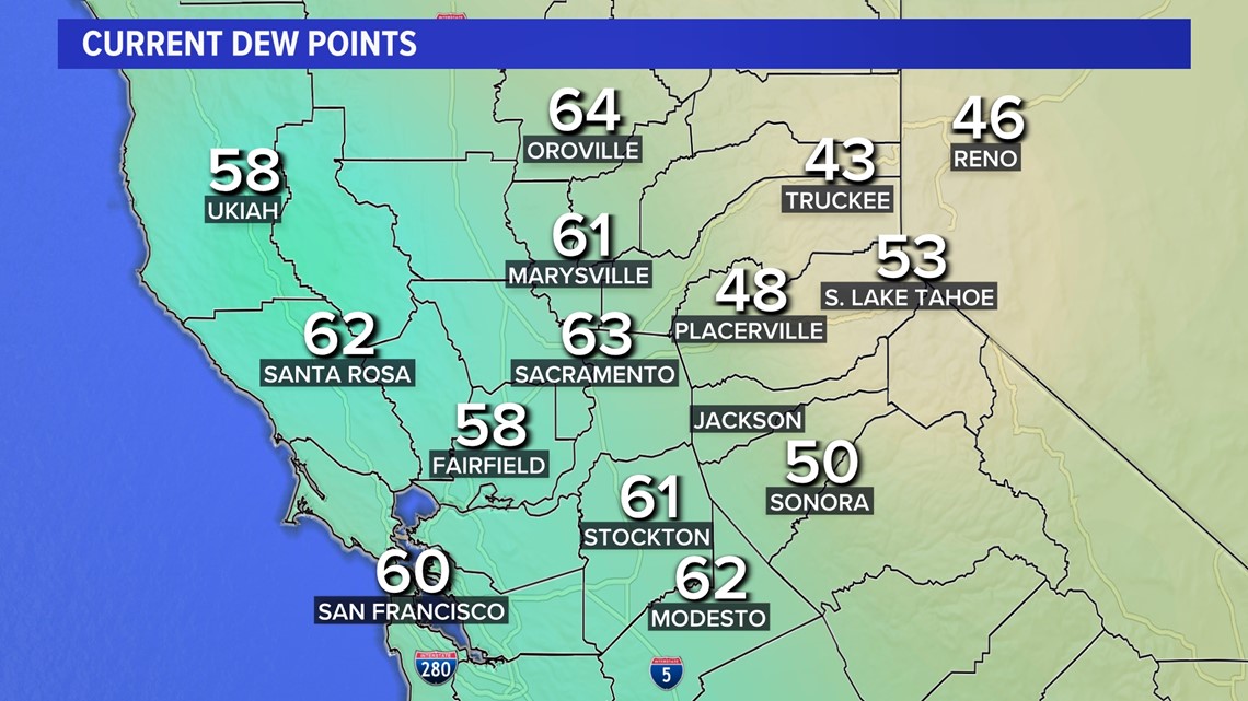 What's up with the humidity lately in Northern California? | abc10.com