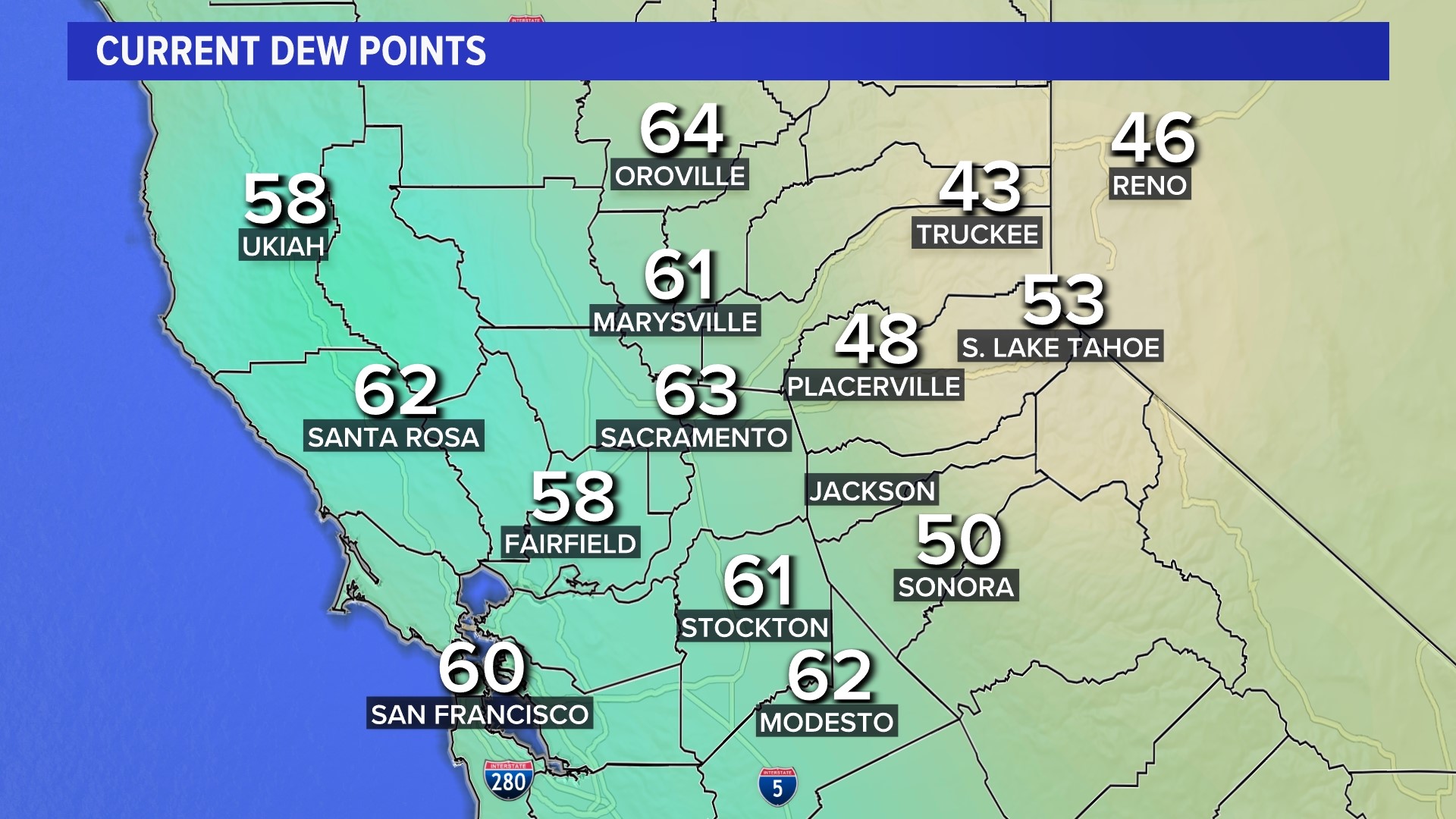 What's up with the humidity lately in Northern California? | abc10.com What's up with the humidity lately in Northern California? | abc10.com