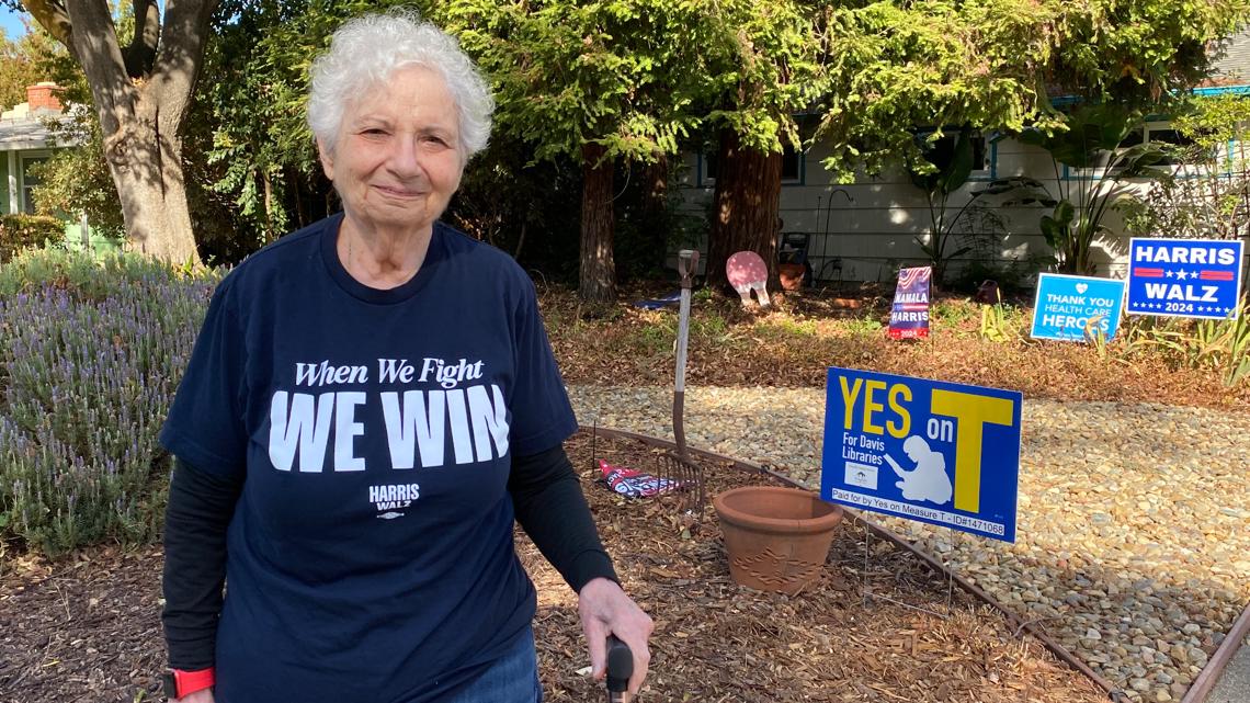 Davis woman concerned over driver leaving political flags on lawn ...