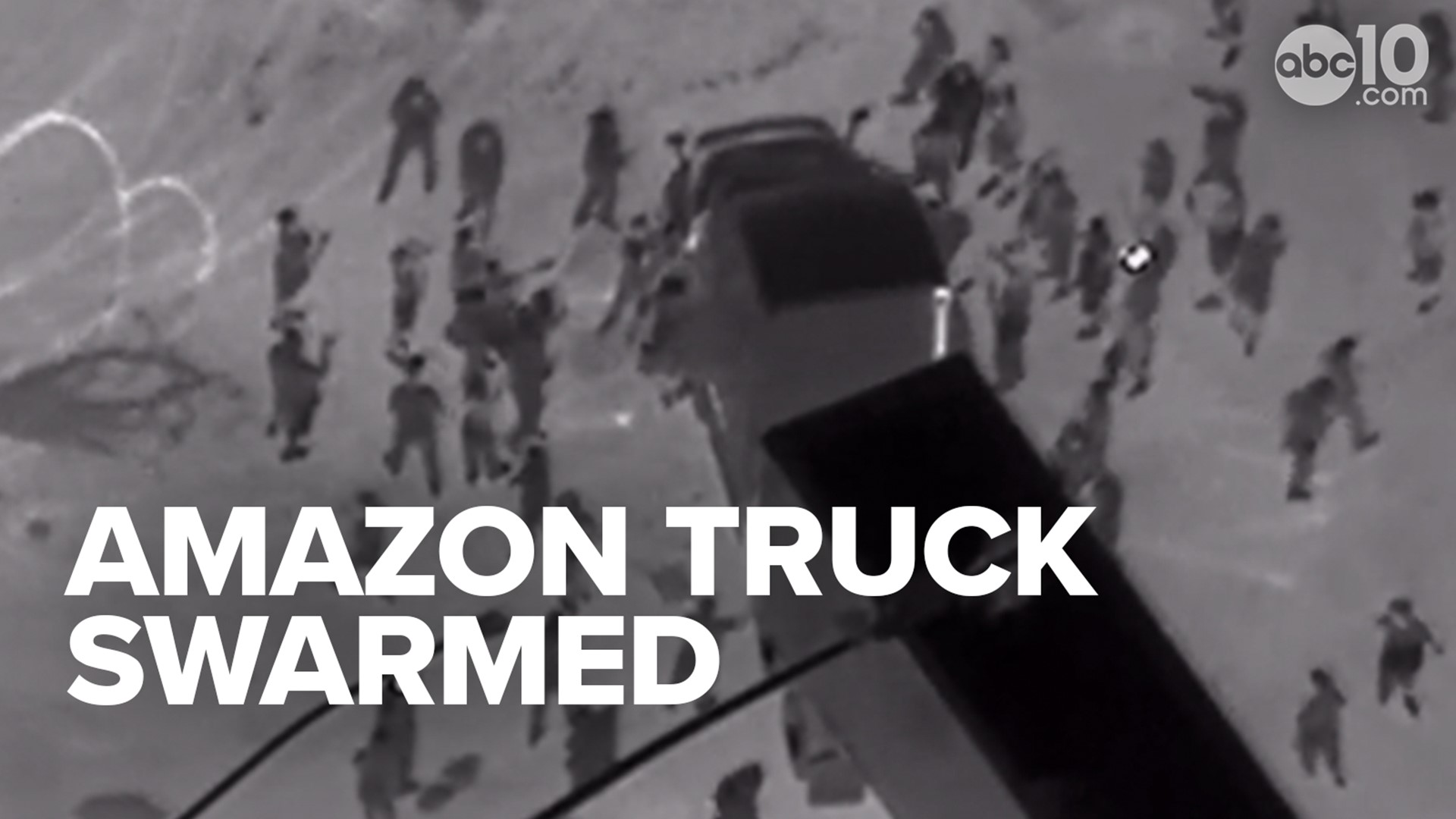 'Street Takeover' Amazon truck broken into during Sacramento sideshow ...