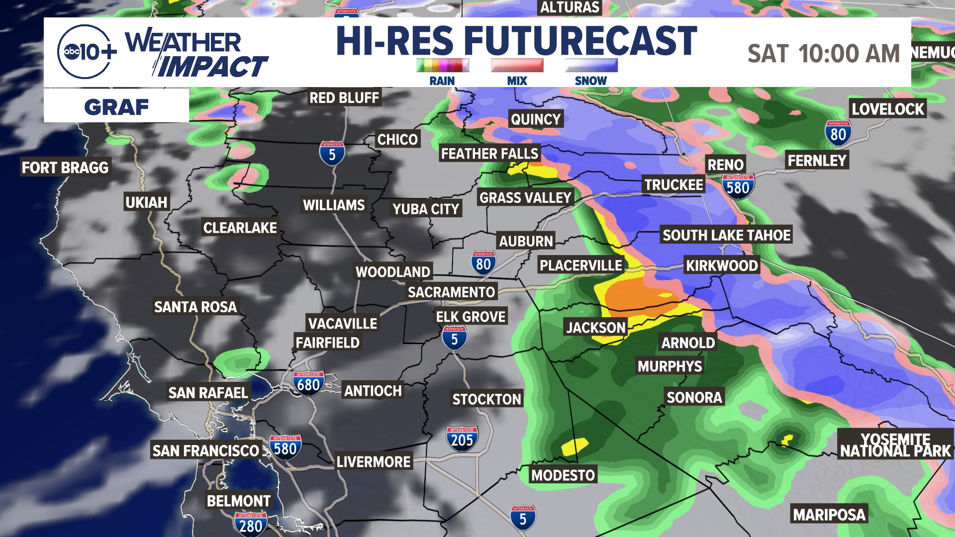 California Atmospheric River: Sacramento forecast, storm timeline ...