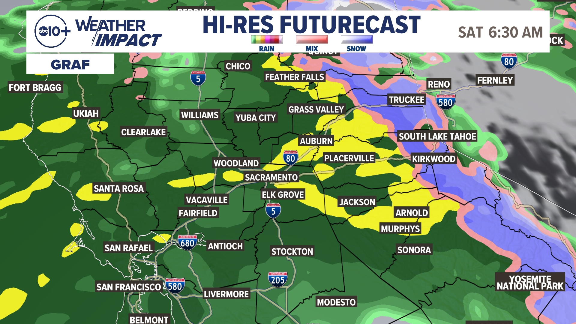 Two storm cycles set to hit Northern California this weekend | abc10.com