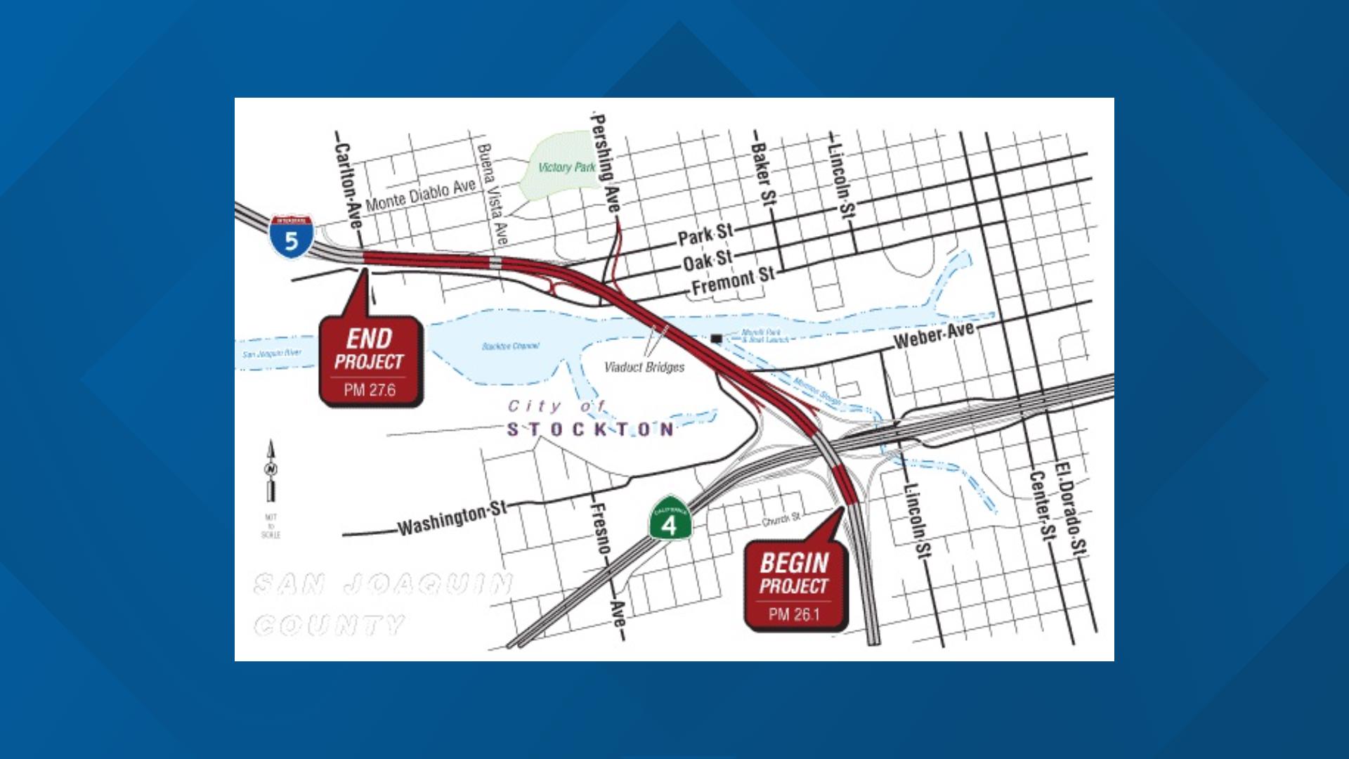 More improvements coming to N. Pershing Avenue, I-5 off-ramp | abc10.com
