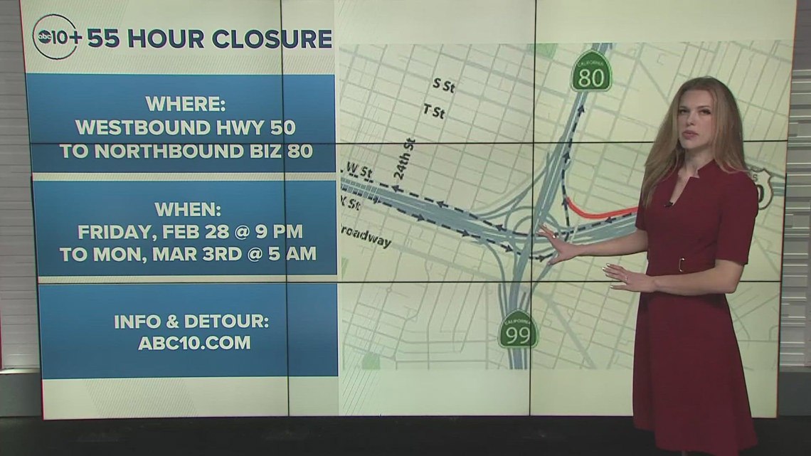 Caltrans plans weekend closure HWY 50 to Business 80 connector for work ...