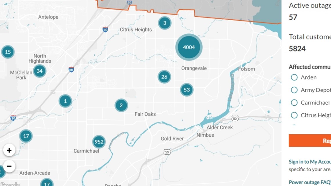 Hundreds of SMUD, PG&E customers without power in Sacramento | abc10.com