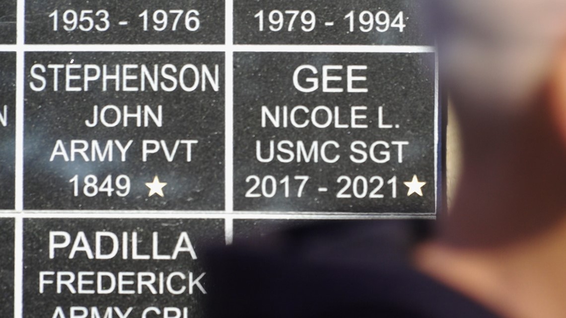 Roseville Marine Sgt. Nicole Gee honored on Veterans Day | abc10.com
