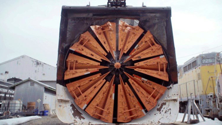 Antique rotary snow plow still seeing action in the Sierra | Bartell’s ...