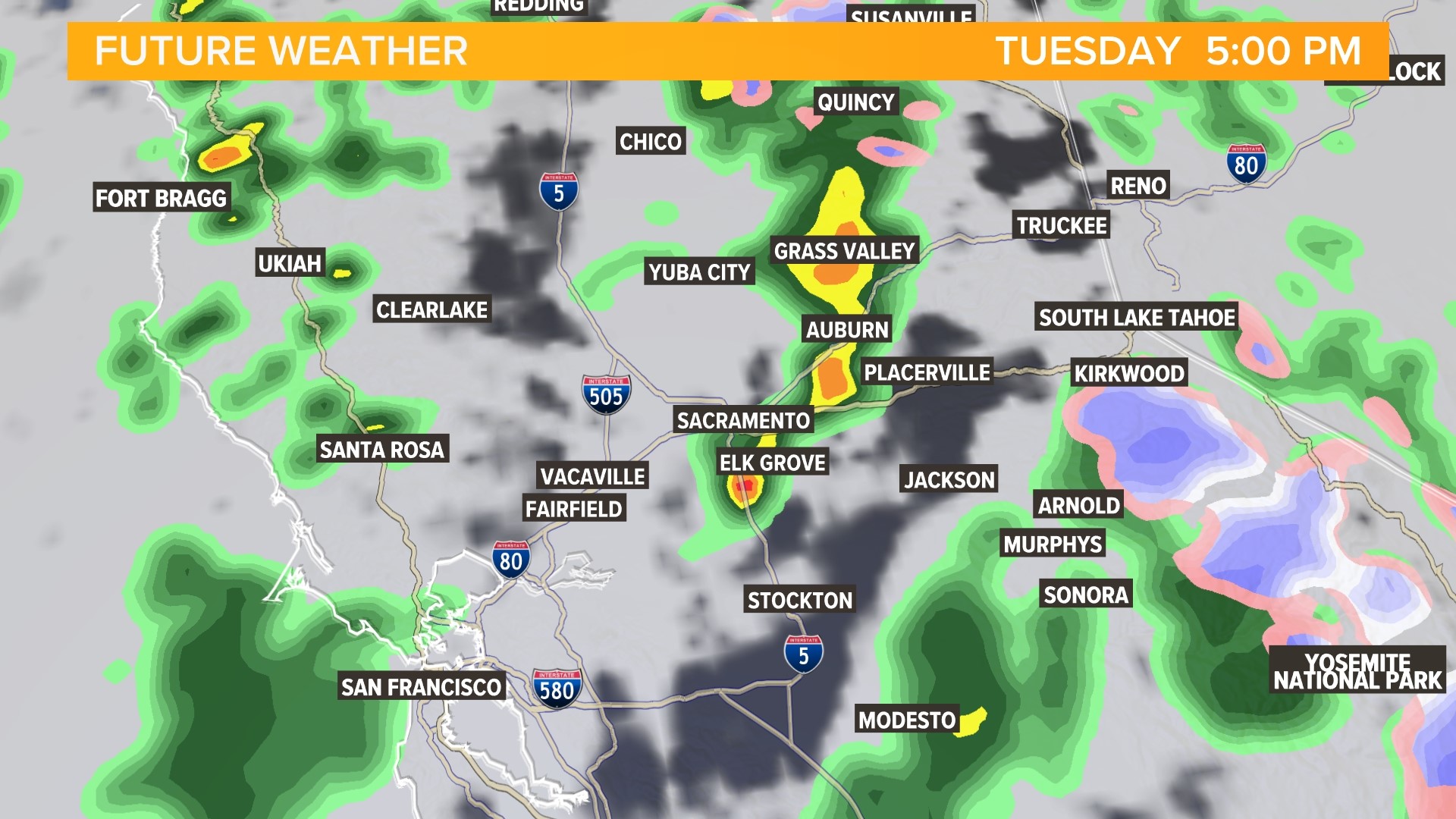 Storm timeline: Showery activity to continue the rest of the day ...