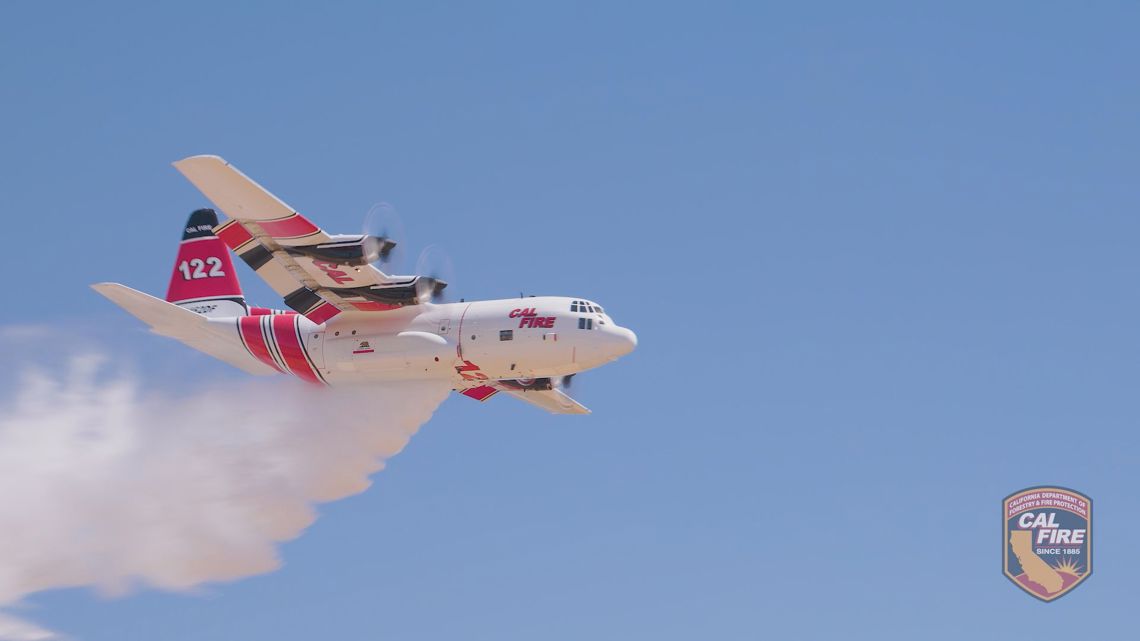 California deploys 1st C-130 Hercules for fighting wildfires | abc10.com