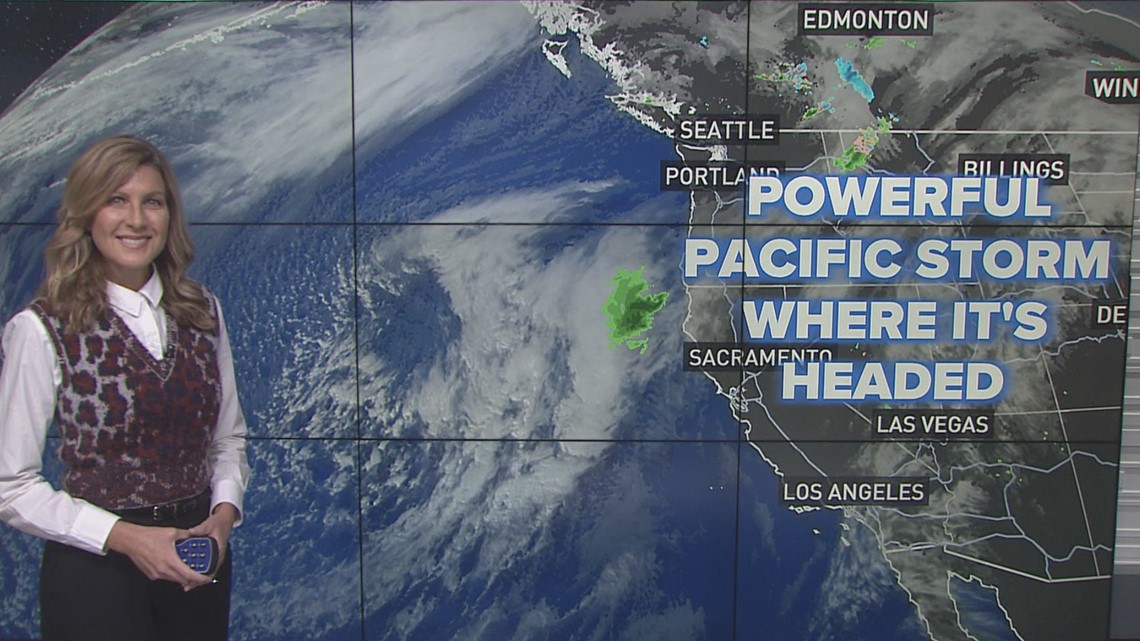 Tracking latest storm timing, snow levels from a powerful Pacific storm ...
