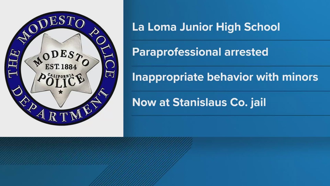 Modesto school employee arrested, faces multiple charges involving ...